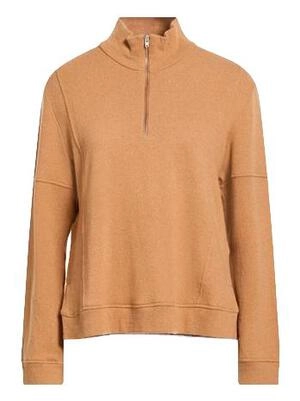 120% Lino Turtleneck Top - Camel