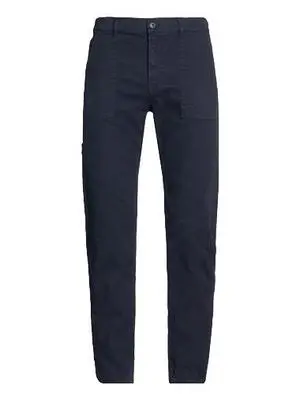 BIKKEMBERGS Pants Midnight Size Cotton, Elastane - Blue