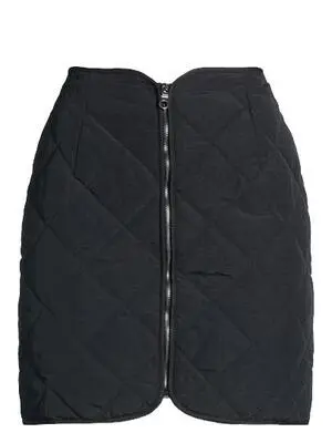 Ba&sh Mini Quilted Pencil Skirt - Black