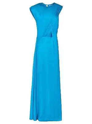 Sandro Flared Maxi Dress - Blue
