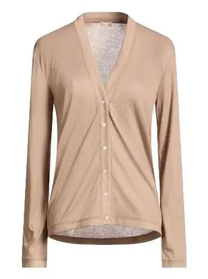 Massimo Alba Cotton And Silk Cardigan - Beige