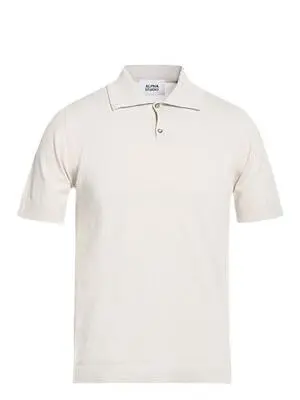 Alpha Studio Polo Shirt Light Grey