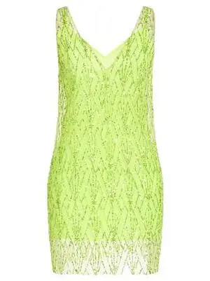 Elisabetta Franchi Sequined Mini Dress - Green