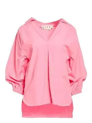 Marni Poplin Kaftan Top - Pink