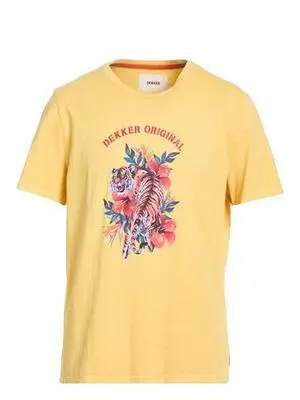 DEKKER T-shirt Slate Size Cotton - Yellow