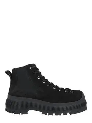JIL SANDER Leather Sneakers - Black