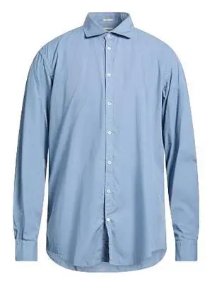 Massimo Alba Shirt Sky Size Cotton - Blue