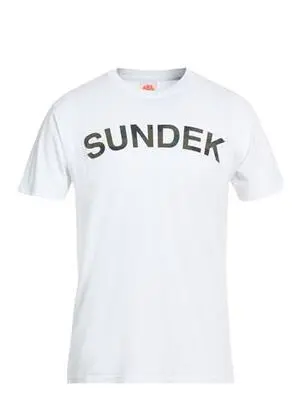 Sundek T-shirt Size Cotton - White