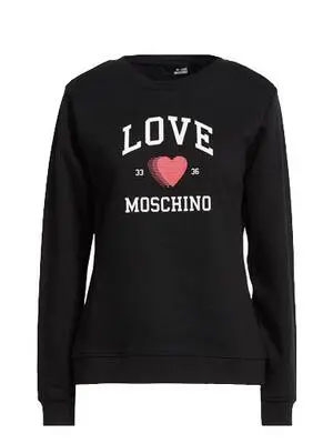 Moschino Crewneck Sweatshirt With Logo - Black