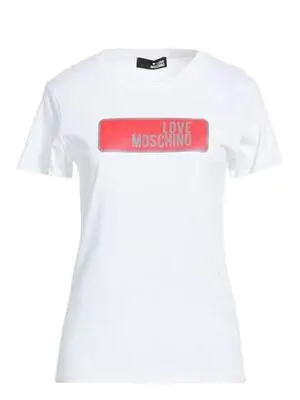 Moschino Cotton Jersey Printed T-shirt - White