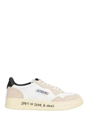 AUTRY Low-top Leather Sneakers - Beige