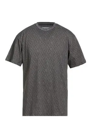 BIKKEMBERGS T-shirt Lead Size Cotton - Grey
