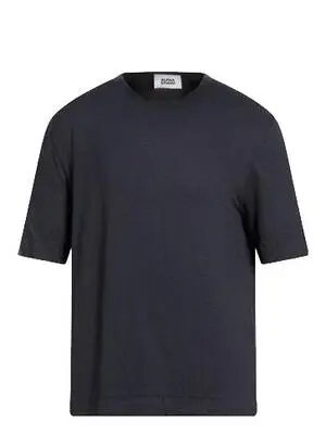 Alpha Studio T-shirt Midnight Size Linen, Elastane - Blue