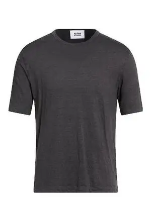 Alpha Studio T-shirt Midnight Size Linen, Elastane - Grey