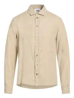 Alpha Studio Shirt Size Linen - Beige