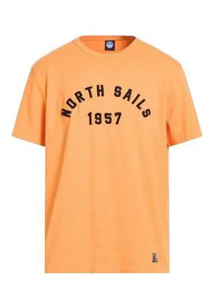 NORTH SAILS T-shirt Size Cotton - Orange