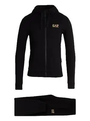 EA7 Tracksuit Size Cotton, Elastane - Black