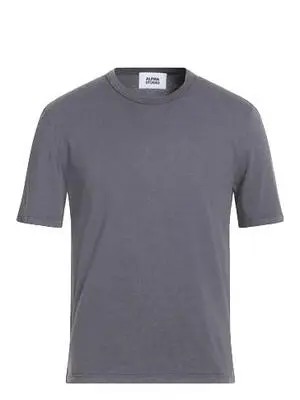 Alpha Studio T-shirt Lead Size Cotton - Grey