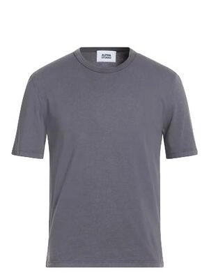 Alpha Studio Man T-shirt Lead Size 38 Cotton Lead