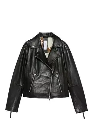 BULLY Lambskin Zip Jacket - Black