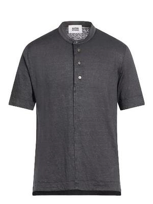 Alpha Studio T-shirt Size Linen, Elastane - Grey