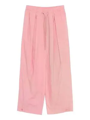 Erika Cavallini Drawstring Pleated Trousers - Pink