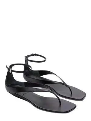 Loulou De Saison Zio Ankle-strap Sandals - Black