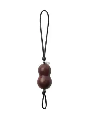 LEMAIRE Peanut Bag Charm - Brown