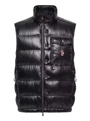 Moncler Quilted Padded Gilet - Black