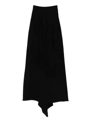 Frenckenberger Knitted Maxi Skirt - Black