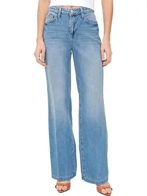 L'Agence Scottie Wide Leg Jeans - Anaheim
