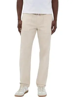 Faherty Brand Dune Utility Pants - Stone