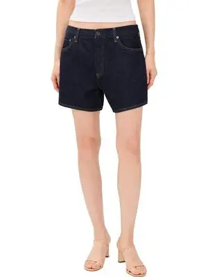 AGOLDE Leith Low Slung Relaxed Fit Shorts - Rinse