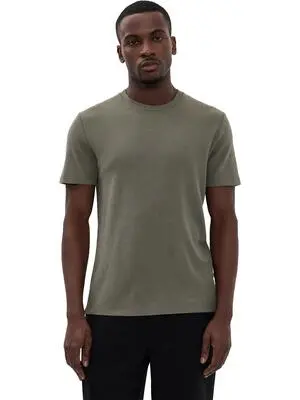Nn07 Clive Textured Tee - Capers