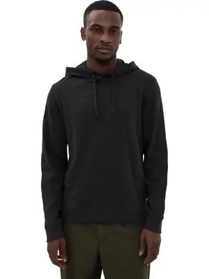 Faherty Brand Sunwashed Slub Hoodie - Ridge Black