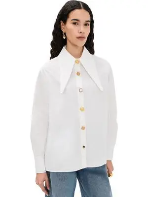Essentiel Antwerp Jomato Pointy Collar Shirt - White