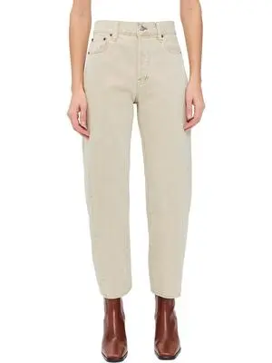 Madewell Pieced Barrel-leg Jeans - Faded Khaki
