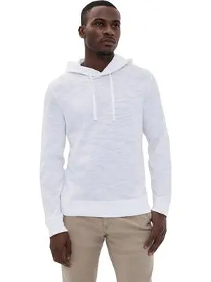 Faherty Brand Sunwashed Slub Hoodie - White