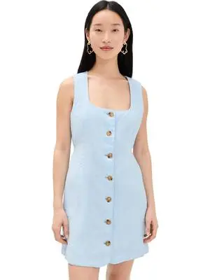 Blanknyc Sea Breeze Mini Dress - Sea Breeze (light Blue)