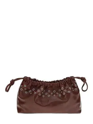 Pierre Hardy Leather Clutch Bag - Red