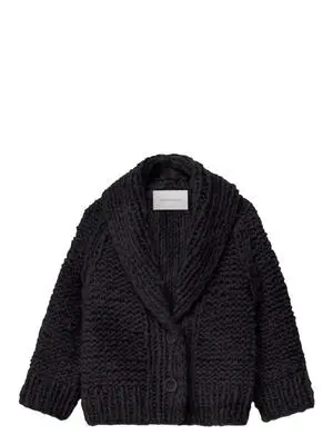 Iris Von Arnim Shawl-collar Buttoned Cardigan - Blue