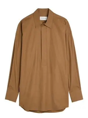 ARMARIUM Cotton-poplin Shirt - Brown