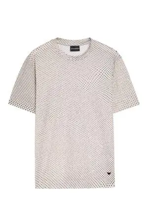 Emporio Armani Printed Jersey T-shirt - White