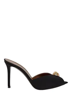 GIUSEPPE ZANOTTI Intriigo Cocktail 90 Embellished Faille Mules - Black