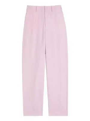 ARMARIUM Temi Slubbed Woven Trousers - Pink