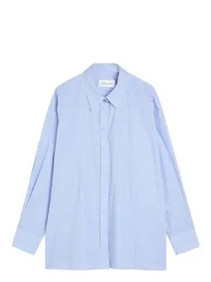 ARMARIUM Striped Cotton Shirt - Blue