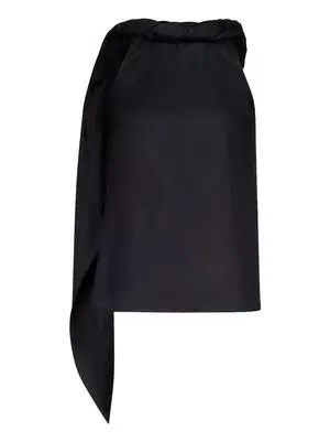 Loulou De Saison Scarf-detail Blouse - Black