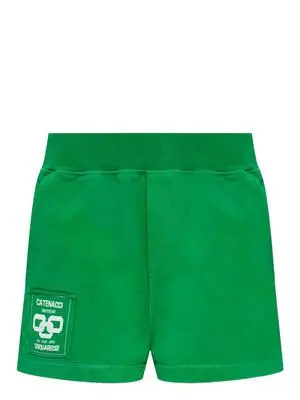 Dsquared2 Logo Patch Mini Shorts - Green