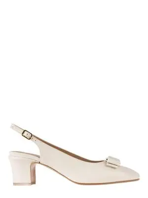 FERRAGAMO Vara Bow Slingback Pump - White