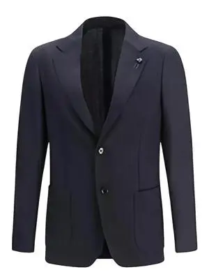 LARDINI Three-button Blazer - Blue